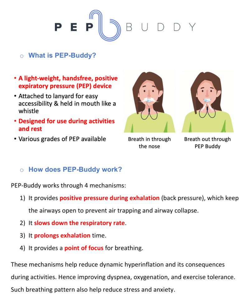 Pep Buddy – Breathe Strong America